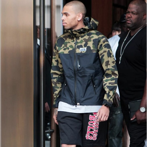 Bape | Jackets & Coats | Bape St Camo Pertex Shield Rain Windbreaker ...